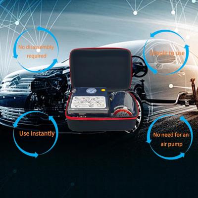 China Flat Tire Repair Kit with Air Compressor for Car, Motorcycle, ATV, Jeep, Truck, Tractor Flat Tire Repair  10 Min Fix for sale