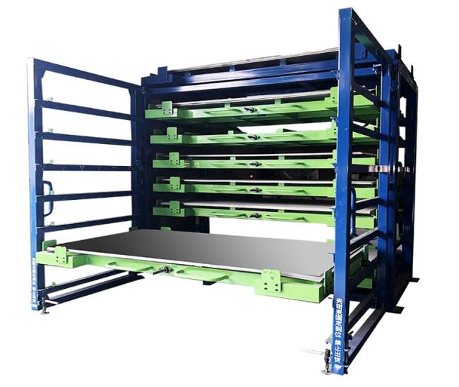 sheet material storage rack