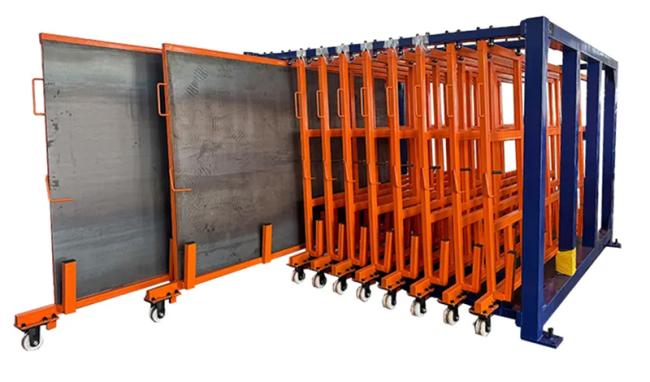Vertical Roll Out Sheet Racks