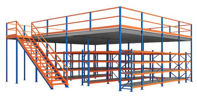Steel Structure Garret Mezzanine Floor Platform