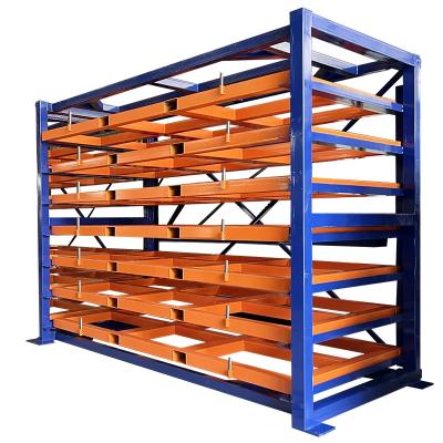 중국 B51: 롤 아웃 시트 금속 랙 산업용 시트 금속 랙 전기 텔레스코핑 캔틸레버 랙 판매용