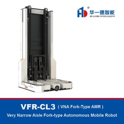 China VFR-CL3,VNA Fork-type AMR,Very Narrow Aisle Fork-type Autonomous Mobile Robot CL Serie stype 3 for Warehouse Pallet Stacking And Handling for sale