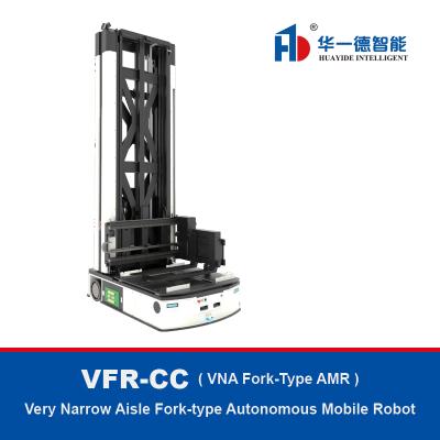 China VFR-CC,VNA Fork-type AMR,Very Narrow Aisle Fork-type Autonomous Mobile Robot CC for Warehouse Pallet Stacking And Handling for sale