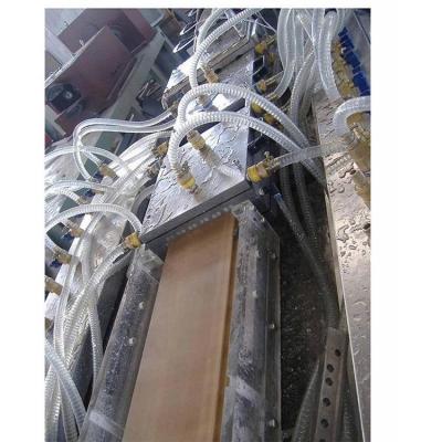 China WPC Decking Flooring Post Composite Profile Rail Extrusion Production Line Making Machine for sale