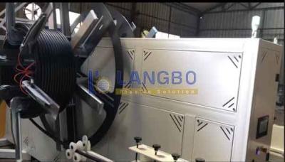 Китай Настраиваемые PE трубные катушки для экструдера труб Профиль экструдера напряжение 380V 50HZ 3 фазы настраиваемый диаметр 16-160MM продается