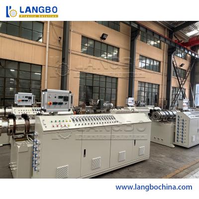 China Chinese Manufacturer HDPE LDPE PE PVC Pipe Plastic Extrusion Making Machine Good Price for sale