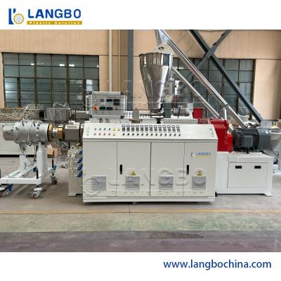 China Plastic Tubing PVC Pipe Manufacturing Machine Extrusion Line for sale