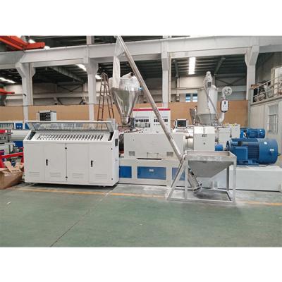 China Conical Double Extruder PVC Foam Board Extrusion Line , PVC Foam Board Making Machine for sale