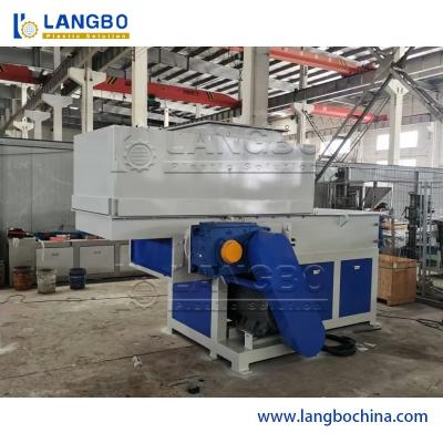 China Pet Bottles Plastic PP PE Film Metal Crusher Paper Wood Plastic Machine Recycling Machinery Single Shaft Shredder for sale
