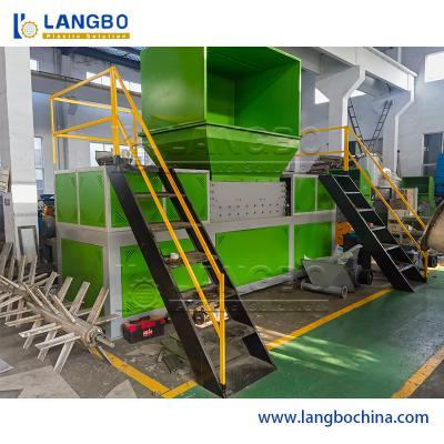 China Plastic Crusher Waste Plastic Recycling Crusher Machine Prices Tire Scrap Shredding Shredders Machine for sale