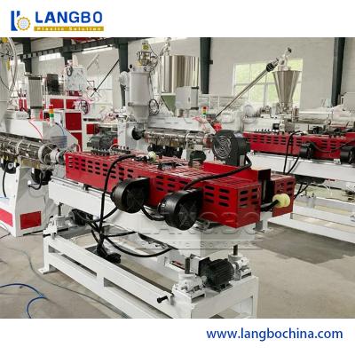 중국 플라스틱 HDPE PE PVC PP 듀블 싱글 벽 코러브 Dwc 파이프 튜브 튜브 튜브 추출 생산 제조 제조 기계 판매용