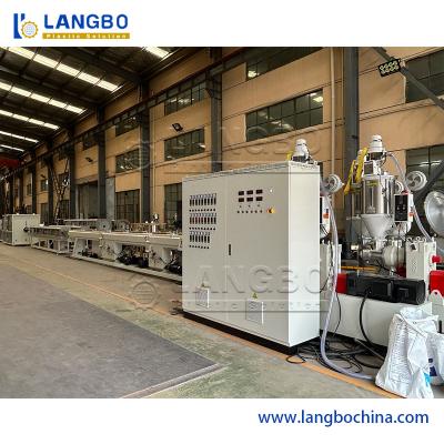 China Plastic PPR Pipe Extrusion Line ABB Inverter Double Screw Various Diameter for sale