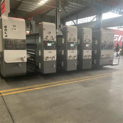 China Máquina de impressão flexográfica de cartão ondulado de alta precisão com cilindros de impressão à venda