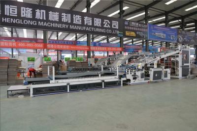 Cina La macchina di laminazione industriale della flauto automatica misura la carta ondulata di 3/5/7 strati in vendita