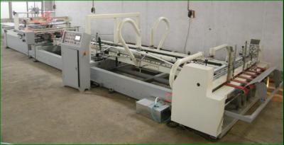 Cina Alta velocità a macchina di Gluer della cartella automatica del cartone per la fabbricazione del contenitore di cartone in vendita
