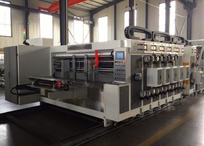 Cina Macchina automatica dell'incartonamento della macchina/cartone di Slotter della stampante di Flexo dell'alimentatore di vuoto dell'ingranaggio della macinazione della lega in vendita