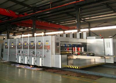 Cina Stampa ondulata completamente automatica di Flexo della scatola e macchina tagliante in vendita