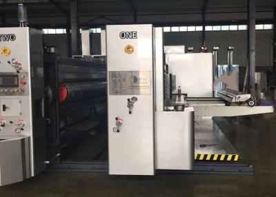 Cina Lo stampatore ondulato Slotter di Flexo dell'incartonamento del cartone muore potere su ordinazione a macchina della taglierina in vendita