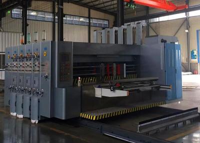 Cina Macchina imballatrice del contenitore di macchina/cartone di Slotter della stampante di Flexo di 4 colori in vendita