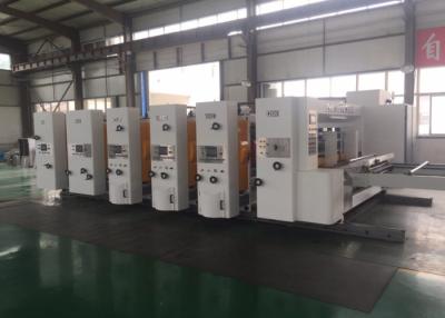 Cina Macchina dell'impilatore tagliata scanalatura della stampa del cartone ondulato in pieno automatica in vendita