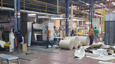 Cina Linea di produzione automatica del cartone ondulato di 3 o 5 o 7 strati WJ seria in vendita