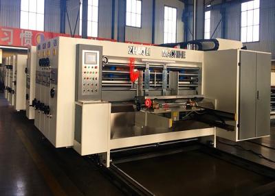 Cina L'alimentatore automatico ha ondulato la stampante di Flexo di 3 colori la macchina di Slotter che muore contenitore di cartone della taglierina in vendita