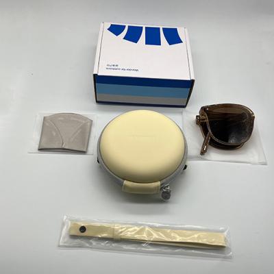 Chine Caisse se pliante de lunettes de soleil de courroie de cercle en cuir synthétique qui respecte les peaux à la mode démontable portatif de sport à vendre