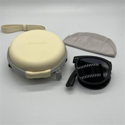 Chine Caisse se pliante de lunettes de soleil de courroie de cercle en cuir synthétique qui respecte les peaux à la mode démontable portatif de sport à vendre