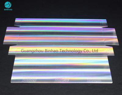 Cina Portasigarette su ordinazione personali blu discusse da caldo olografico - timbrare carta d'argento per imballare in vendita