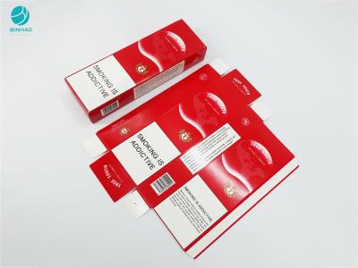Китай Декоративные случаи упаковки картона красного цвета для продуктов табака сигареты продается