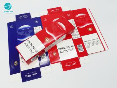 Cina Progetti la scatola di cartone per il cliente stampata del pacchetto di rettangolo per l'imballaggio della sigaretta in vendita