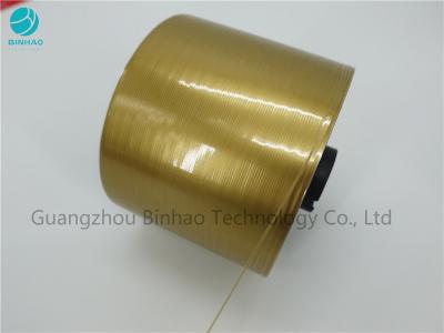 Cina BOPP/nastro dorato materiale dello strappo striscia dell'animale domestico per l'imballaggio del contenitore di sigaretta in vendita