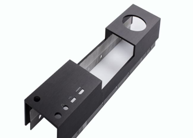 Precision electronic parts made from aluminum