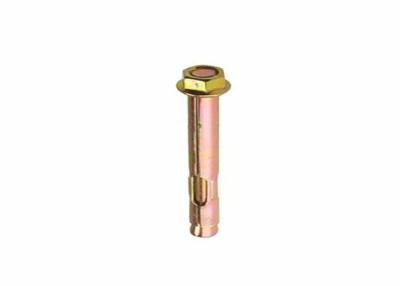 탄소 강철 윙 앵커 M8 * 80mm 8.8 등급 고정물 콘크리트 노란색 주황 접착