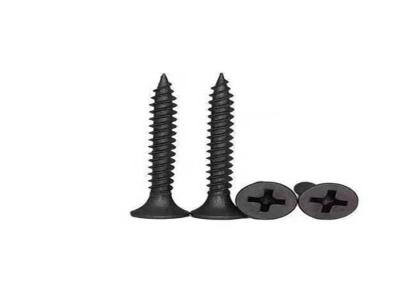 중국 2mm 3mm 탄소 강철 4.8 검은 산화탄소 크로스 Recessed Countersunk CSK 목재 터핑 나사 DIN7997 가구 판매용