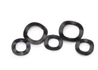 Quality M8 M12 Carbon Steel Wave Disc Spring Washer Black Oxide Cadmium Plated DIN 137 for sale