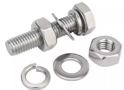 Super Duplex Stainless Steel Hex Bolt Nut Washer 2507 2205 A286 904L High