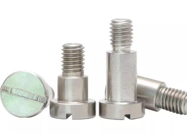 Precision stainless steel shoulder bolts with slot