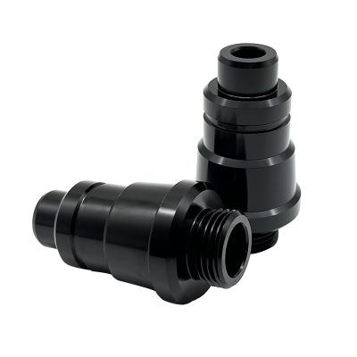 China LATHE Auto Parts Engine Titanium CNC Machining Parts Black Oxidize Anodized Aluminum AL6061 AL6063 AL7050 for sale