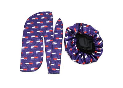 Cina Progettista Bonnet And Durag di Logo Custom Satin Men Women in vendita