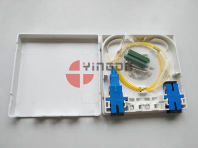 중국 나사 정면 케이블 출구 출구를 가진 건물 벽 설치에 있는 FTTH 소켓 패널 판매용