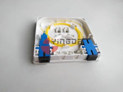 중국 나사 정면 케이블 출구 출구를 가진 건물 벽 설치에 있는 FTTH 소켓 패널 판매용