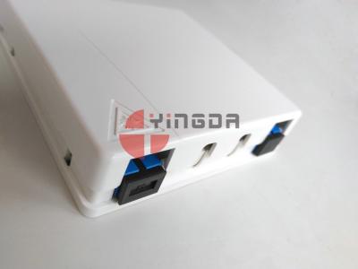 중국 나사 정면 케이블 출구 출구를 가진 건물 벽 설치에 있는 FTTH 소켓 패널 판매용
