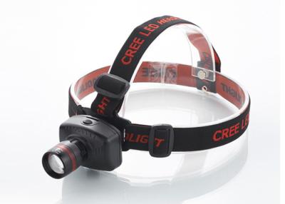 Китай Факел 180LM головки СИД сигнала с красным кольцом, перезаряжаемые headlamp для бежать продается