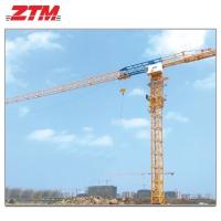 Quality ZTT176 Flattop Tower Crane 10t Capacity 65m Jib Length 1.5t Tip Load Hoisting Equipment for sale