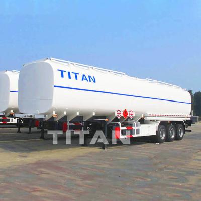 Κίνα TITAN 30000-50000 Fuel Tanker Diesel/Petrol/Gasoline Tanker Trailer 1-7 Compartments for Sale in Zimbabwe προς πώληση