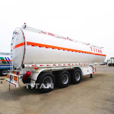 Κίνα TITAN 30000-50000 Fuel Tanker Diesel/Petrol/Gasoline Tanker Trailer 1-7 Compartments for Sale in Zimbabwe προς πώληση