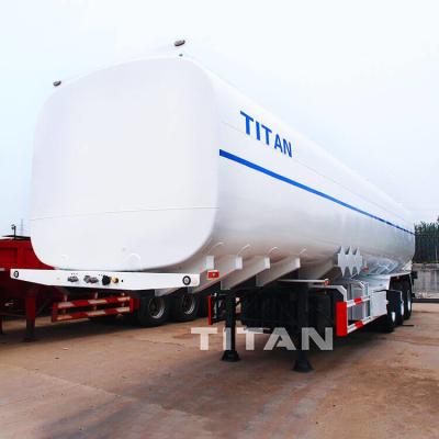 Κίνα TITAN 30000-50000 Fuel Tanker Diesel/Petrol/Gasoline Tanker Trailer 1-7 Compartments for Sale in Zimbabwe προς πώληση