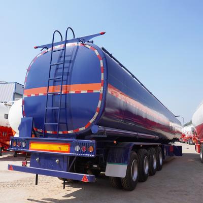 Κίνα TITAN Hot Sale 3 4 Axle 40000L 45000L Diesel Oil Petroleum Fuel Tanker Trailer Tank Semi Trailer for Sale προς πώληση