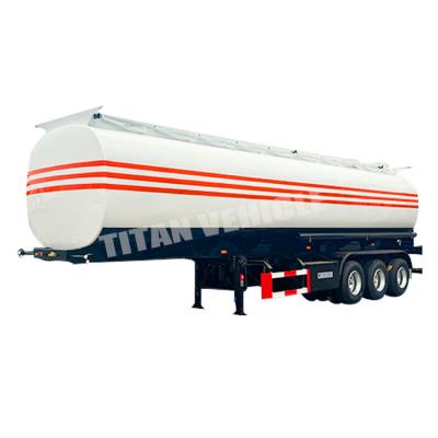 Κίνα TITAN 3 Axle 45000 Liters Diesel Fuel Trailer Oi Fuel Tanker Trailer for Sale in DRC προς πώληση